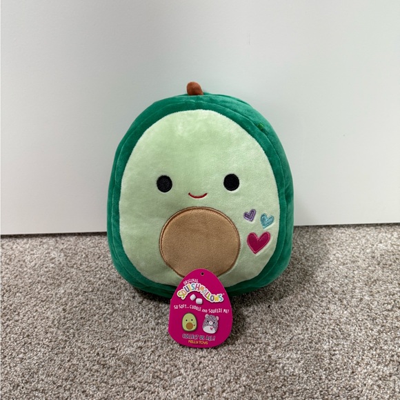 Squishmallows | Toys | Nwt Squishmallow 8 Austin The Valentines Avocado ...